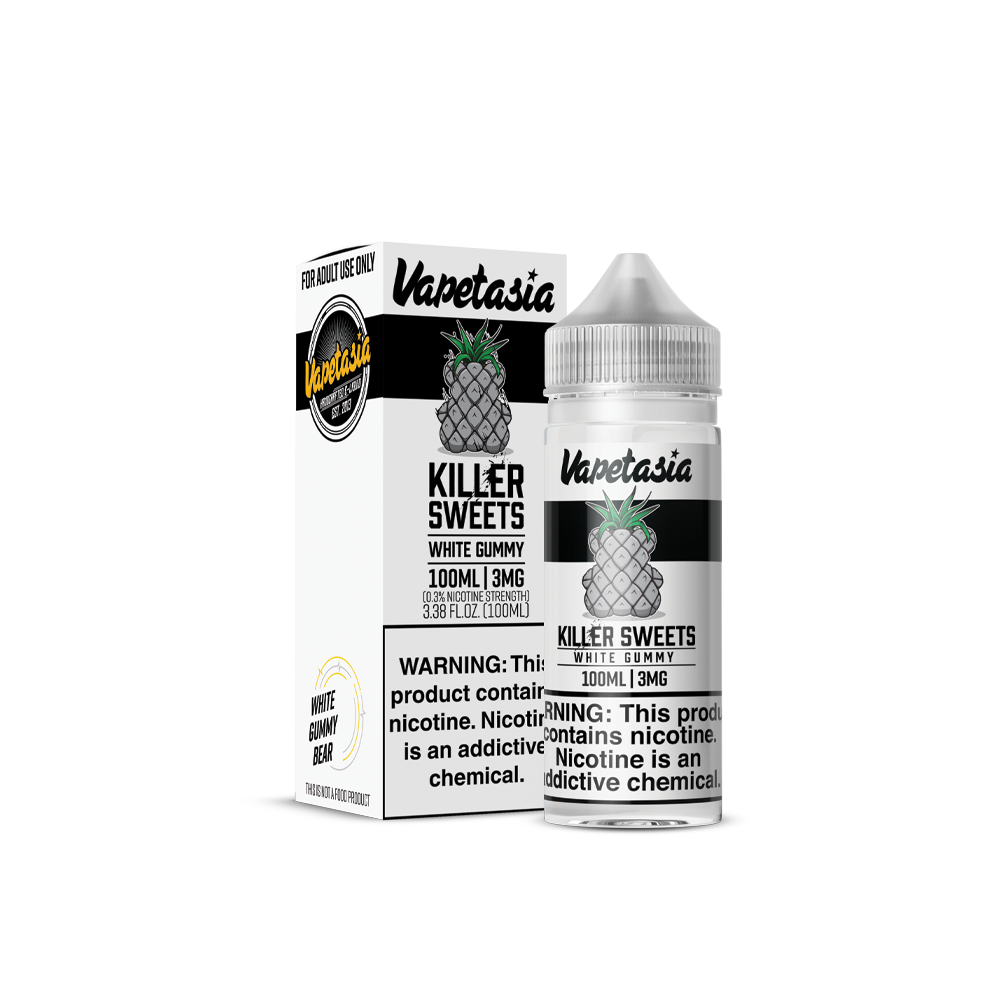 white gummy 100ml sink your teeth into a chewy vacation of candy flavor ...